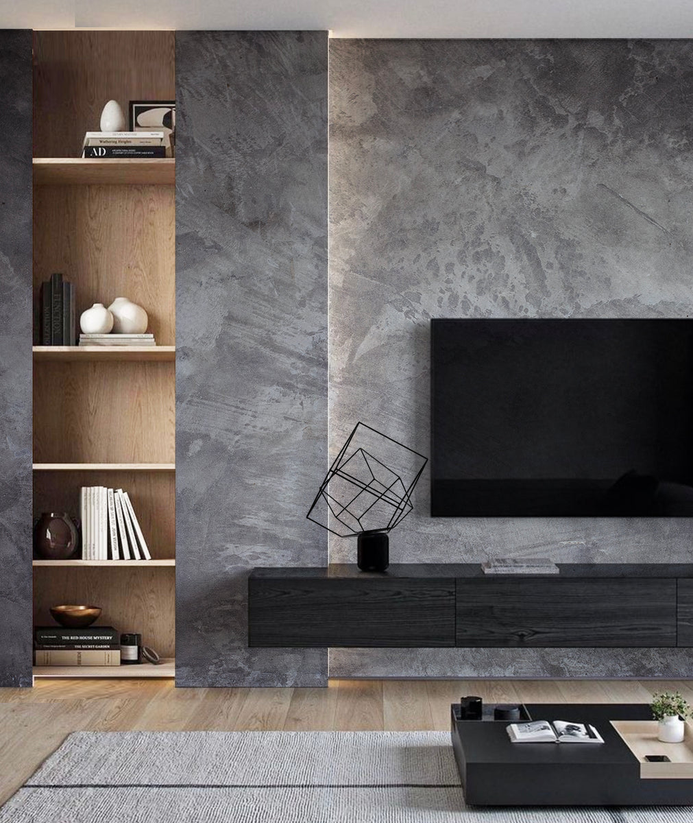 Rustic Concrete Wallpaper – OMNIO