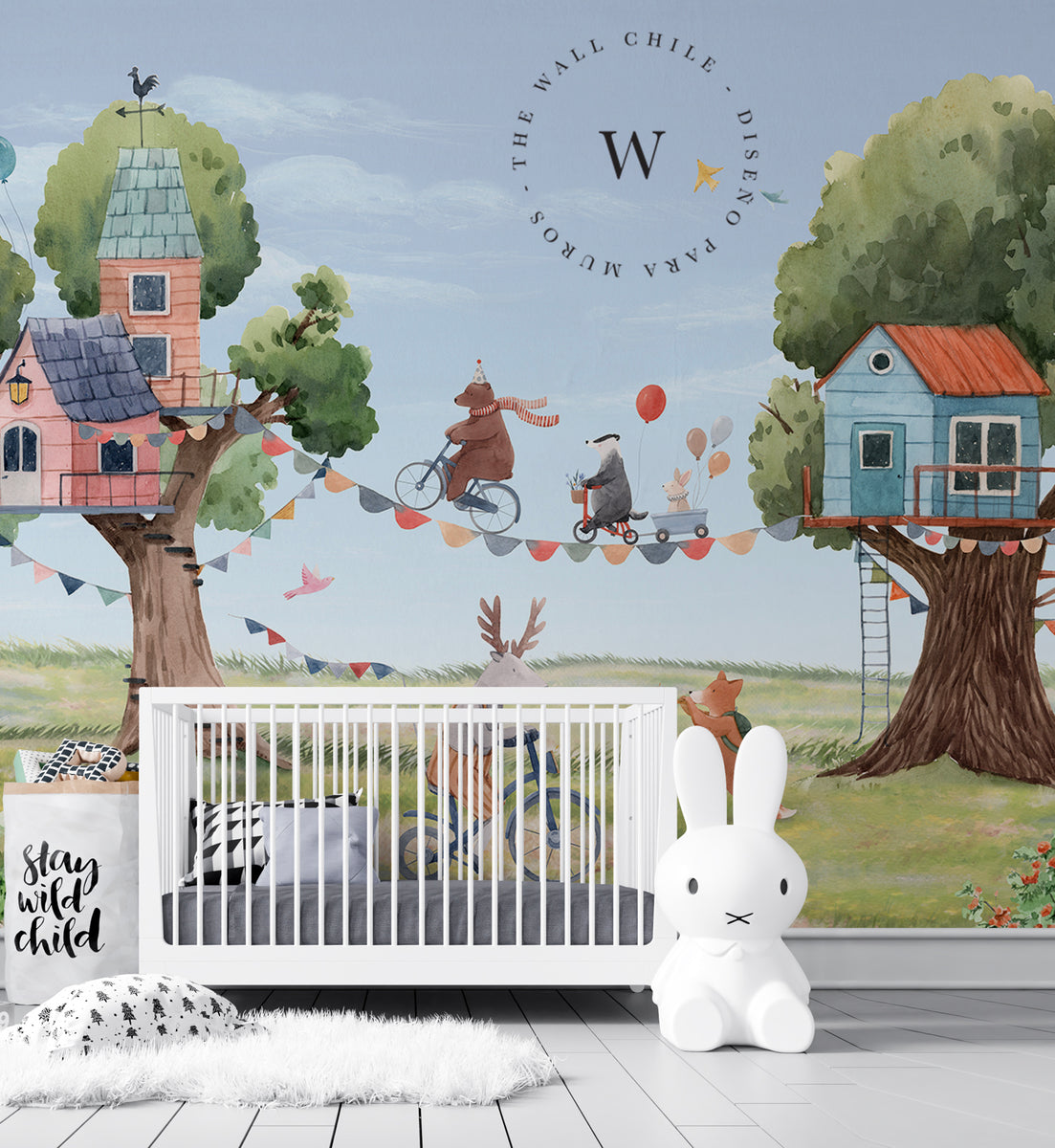 Treehouse Party Wallpaper – OMNIO
